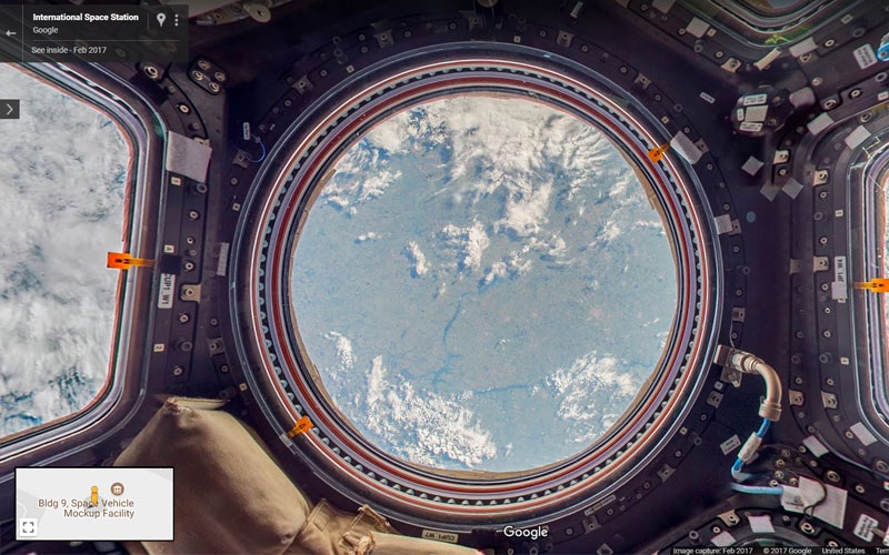 Google Street View pășește în spațiu, pe Stația Spațială Internațională