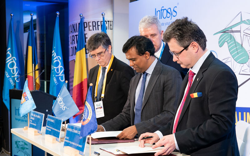 Infosys deschide un Centru de Inovaţie Digitală în România
