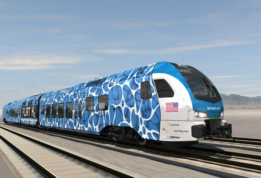 Un tren a parcurs 2800 km cu un singur plin de hidrogen